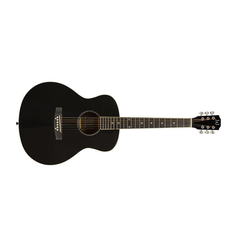 J.N Guitars BES-A MINI BK Acoustic travel guitar with solid spruce top ...